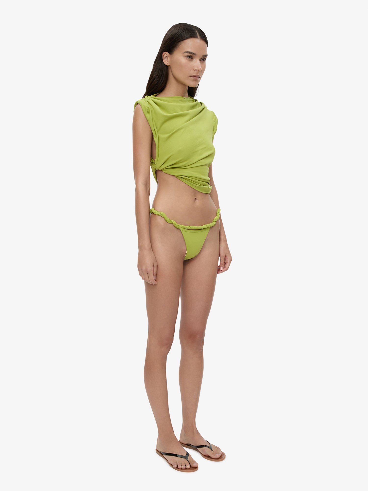 CHRISTOPHER ESBER CHRISTOPHER ESBER Asymmetric Draped Tee